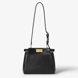 Fendi My Peekaboo Xs Black Leather Bag